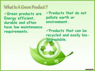 Why The Companies are using GO GREEN policy ? | PPTX