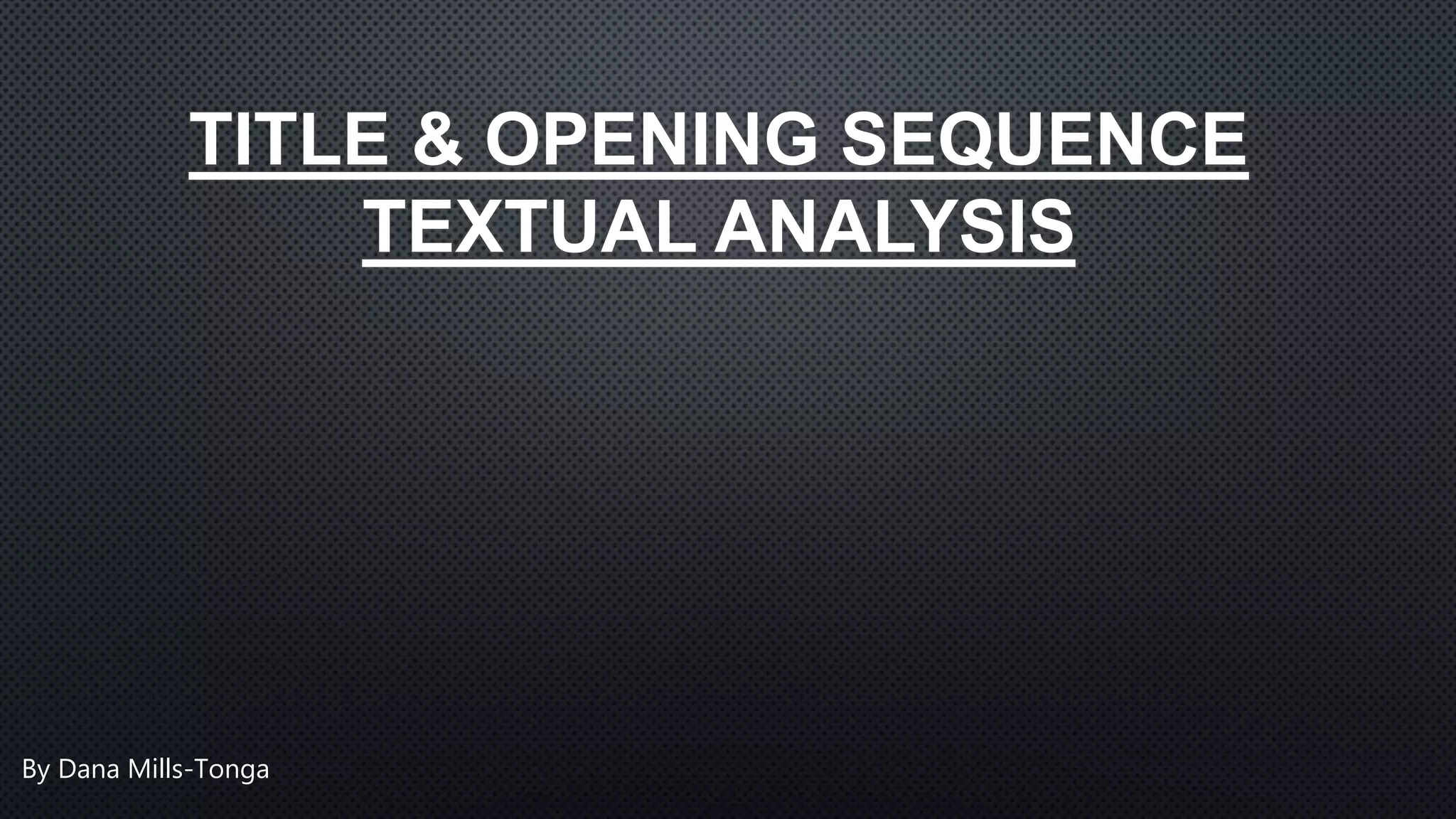 Textual analysis | PPT