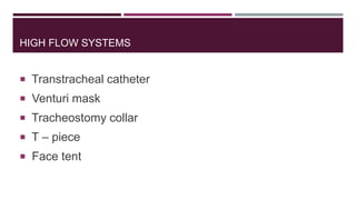 Respiratory therapies | PPTX