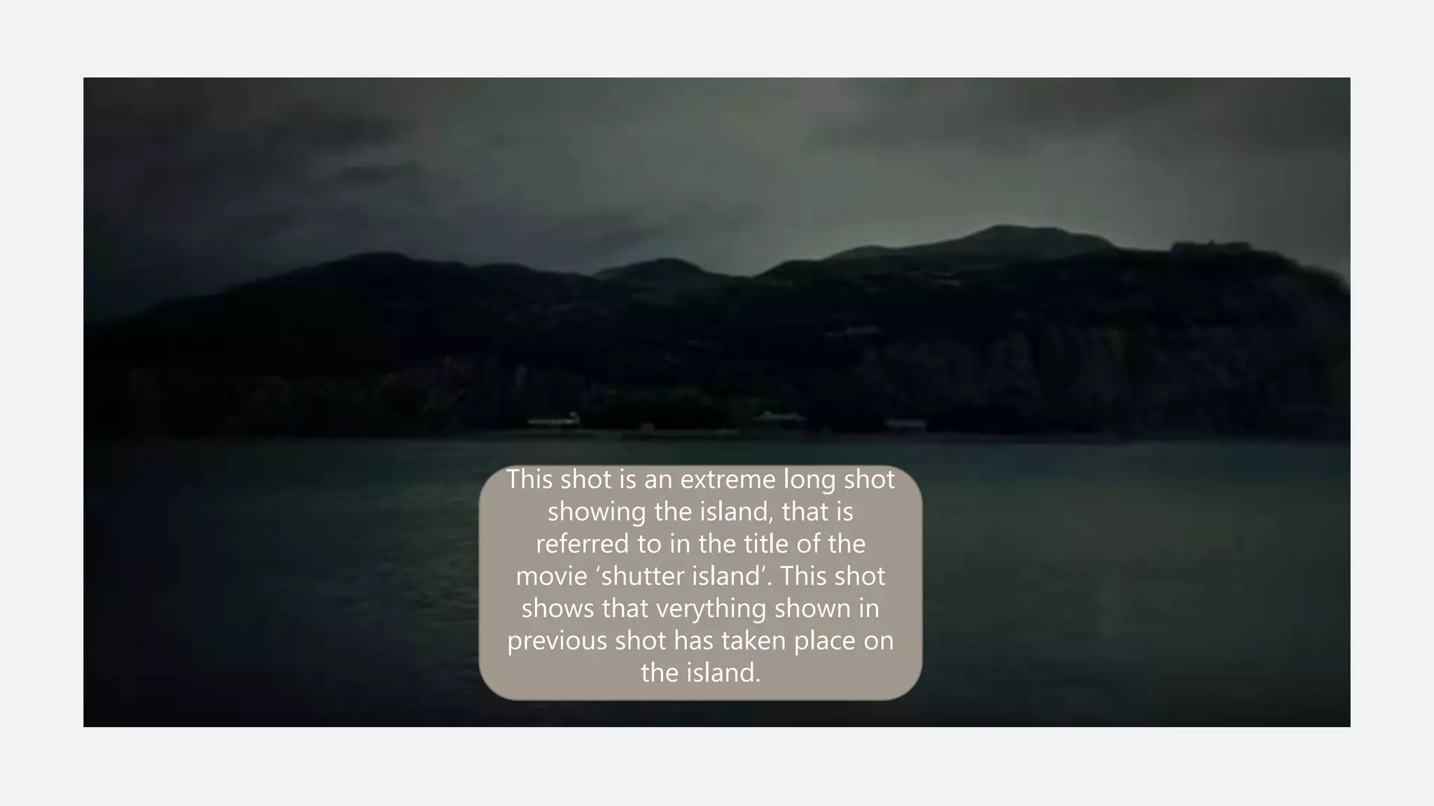 Opening Sequence Analysis | SHUTTER ISLAND | PPTX