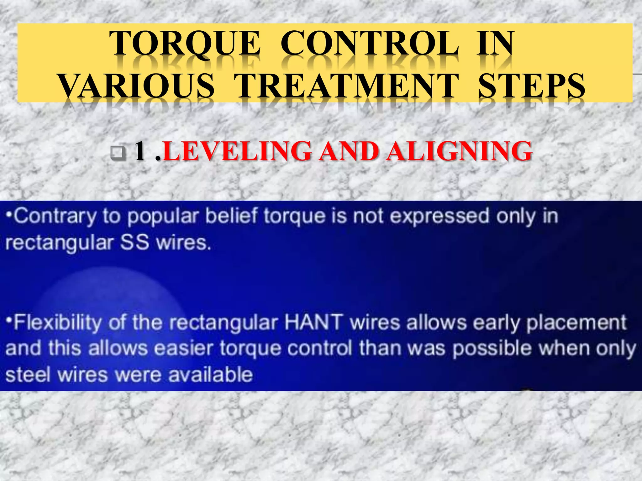 Torque in orthodontics | PPTX