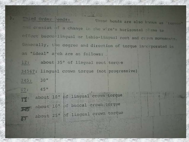 Torque in orthodontics | PPTX