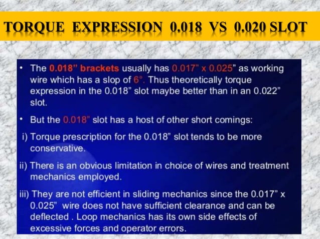 Torque in orthodontics | PPTX
