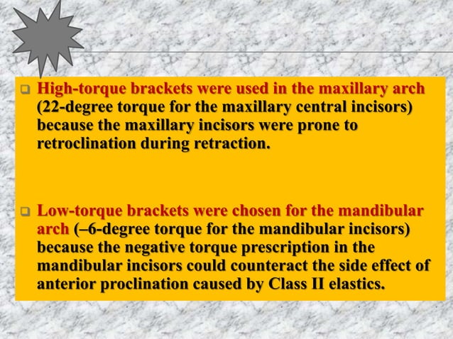 Torque in orthodontics | PPTX