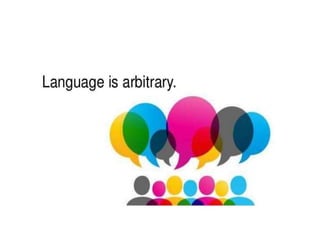 Characteristics of Language | PPTX
