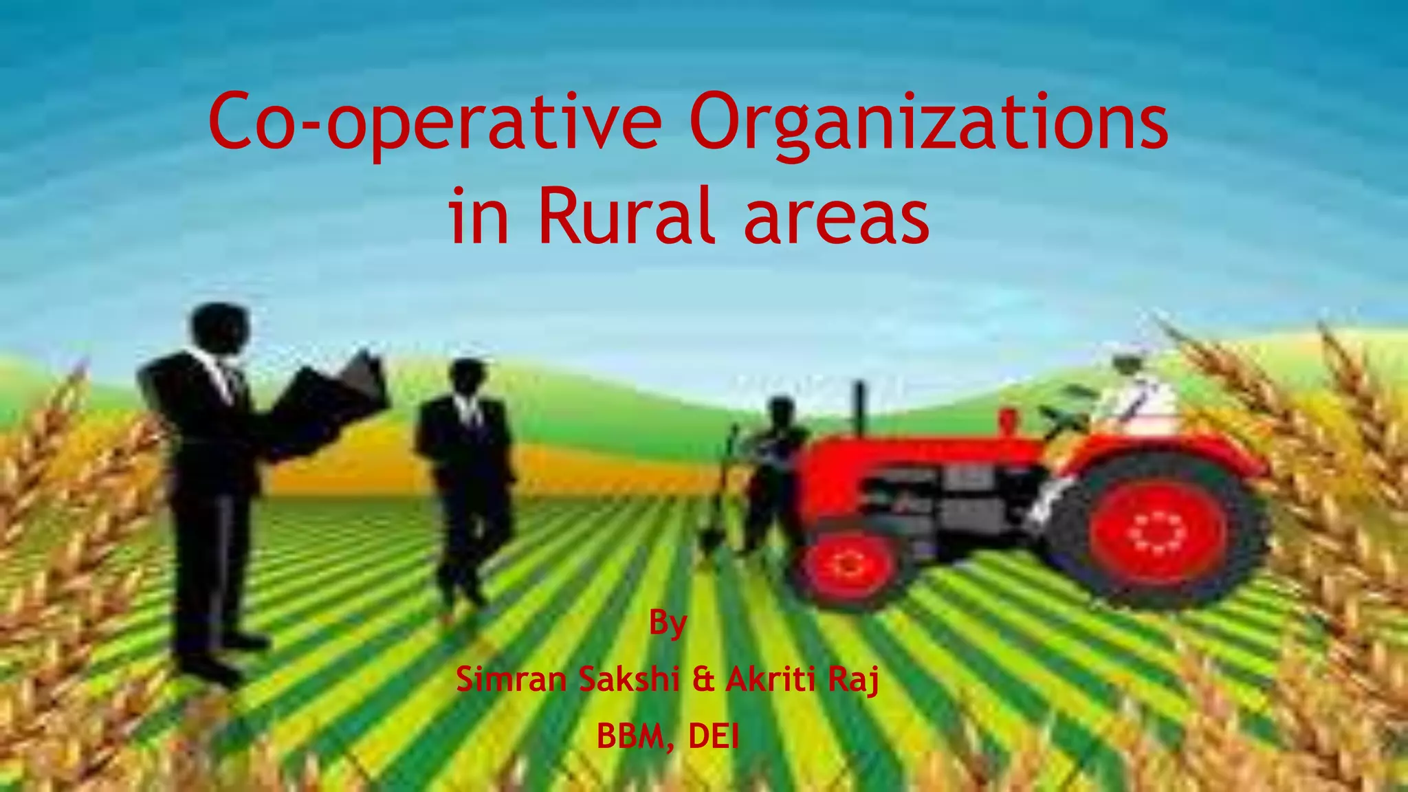 Co-operative organizations | PPTX