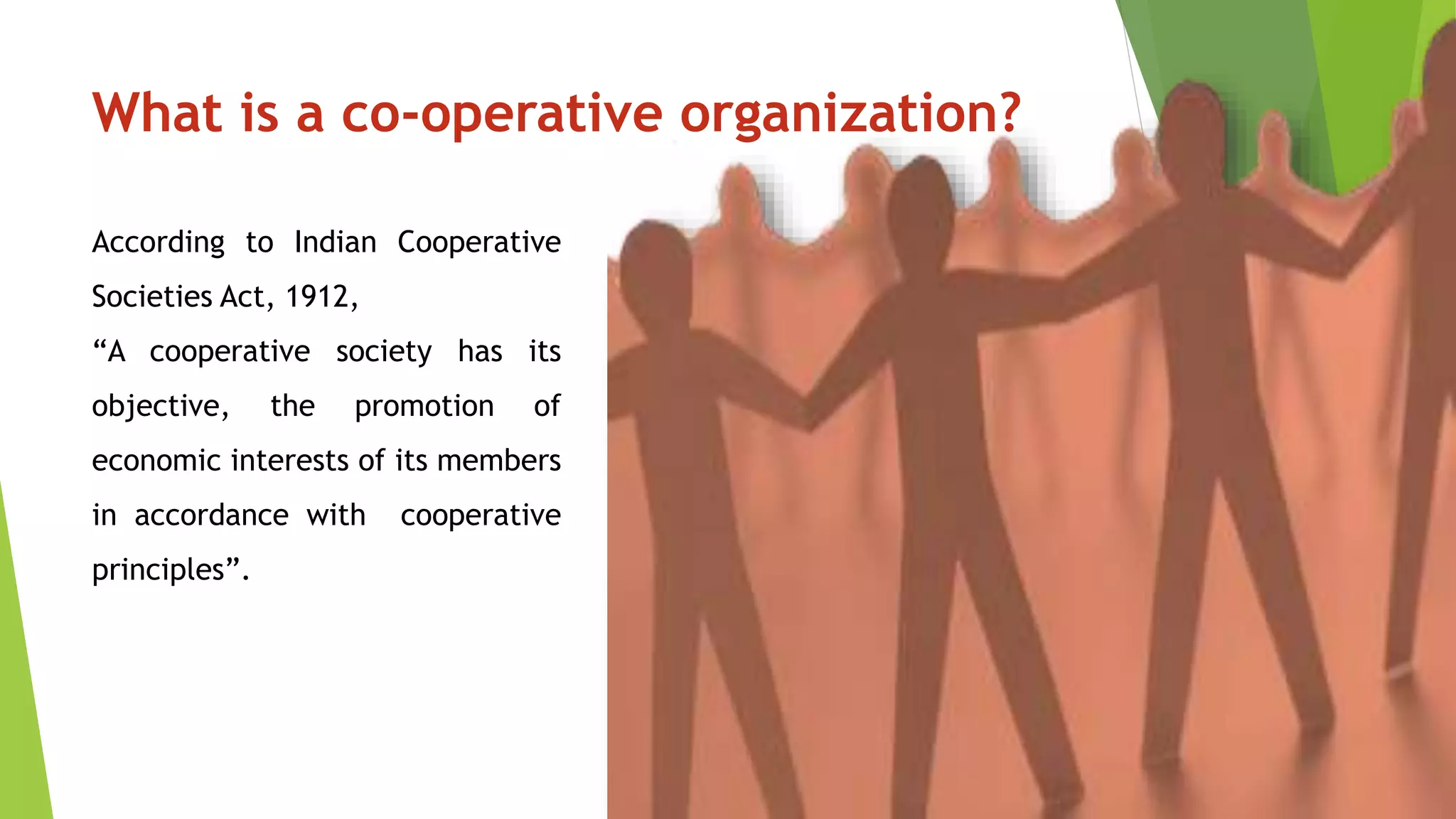 Co-operative organizations | PPTX