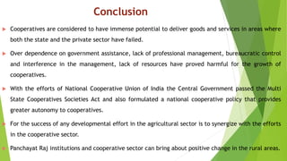 Co-operative organizations | PPTX