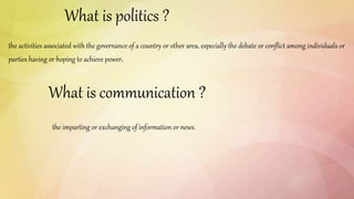 political communication | PPT