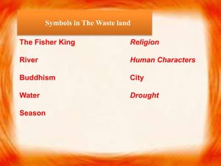 Symbolism in The Waste Land | PPTX