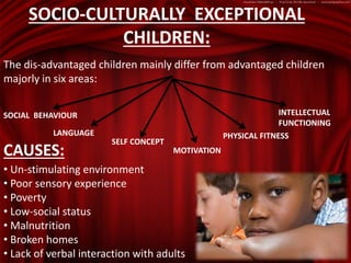 Educational needs for Differently Abled children | PPTX