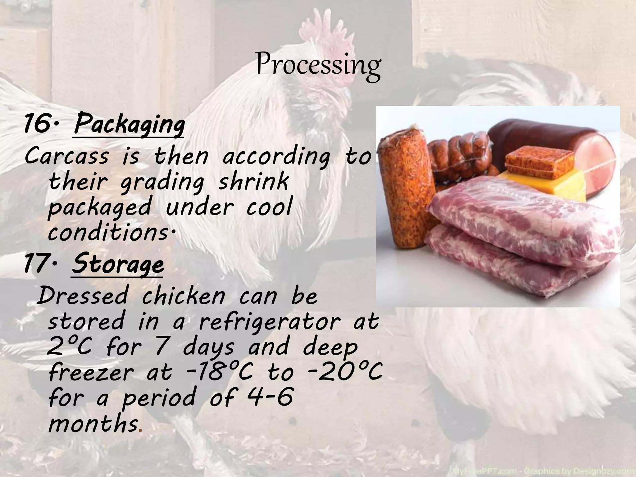 Poultry processing | PPTX
