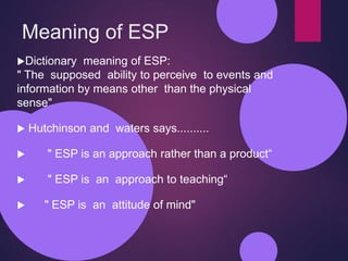 Engish for specific purposes | PPTX