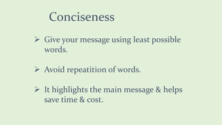 7 C's of effective communication. | PPTX