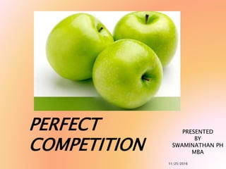 PERFECT COMPETITION | PPTX
