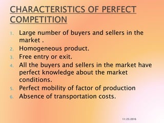 PERFECT COMPETITION | PPTX