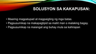 Kakapusan at Kakulangan | PPTX