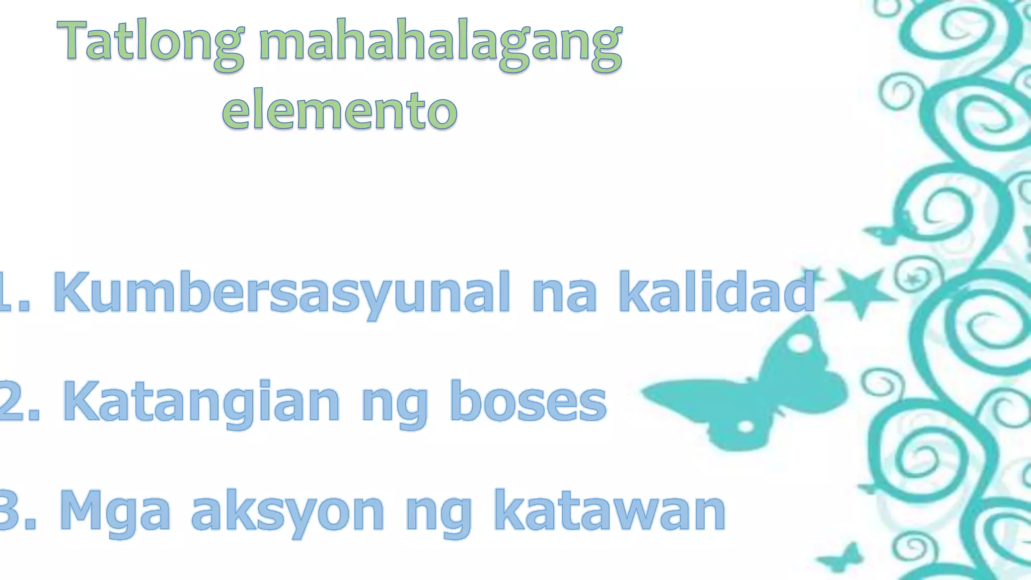 Filipino 3 : Mga Elemento ng Deliveri | PPTX