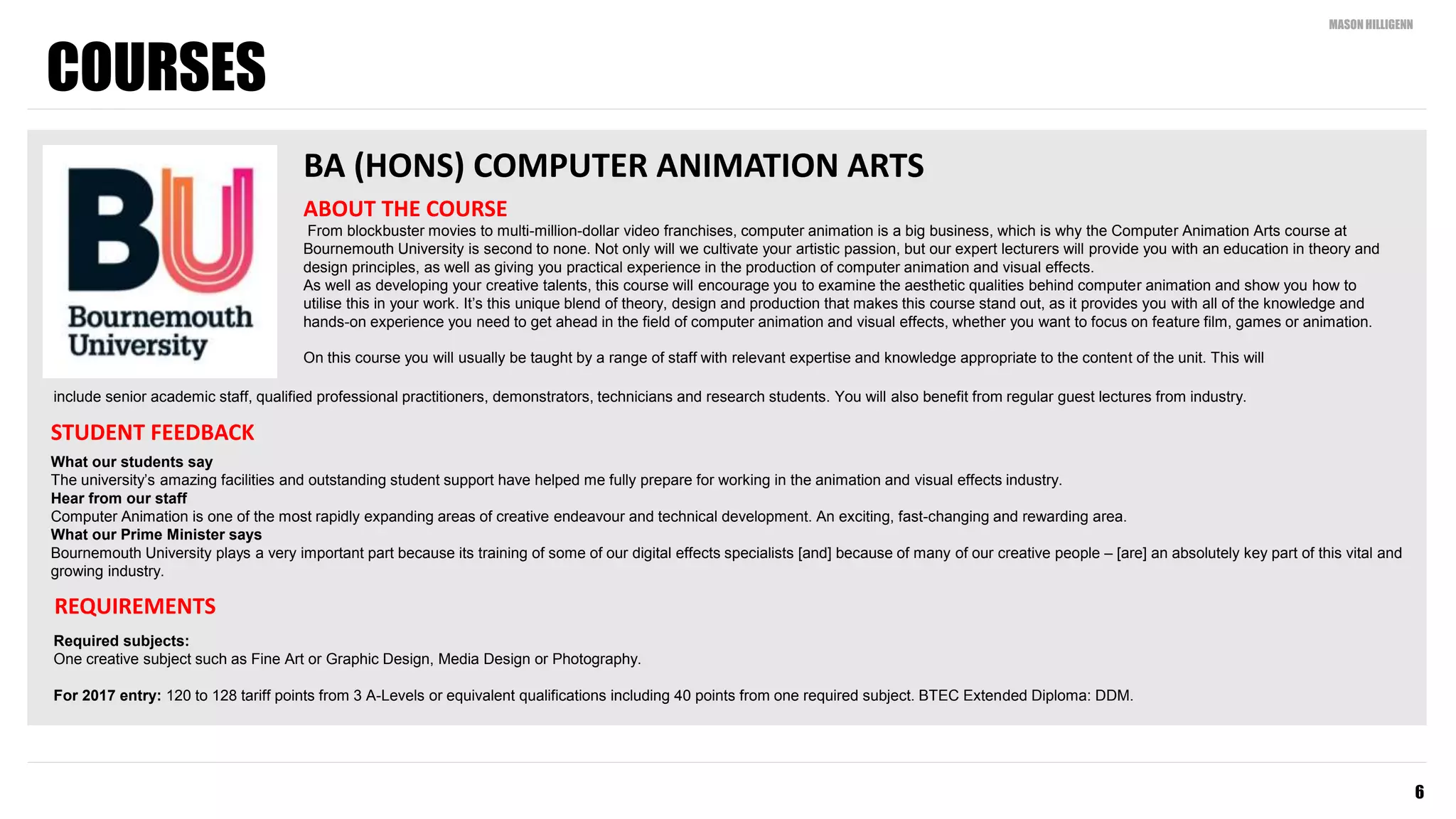Progression Assignment | PPTX