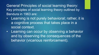 Social Learning Theory | PPTX