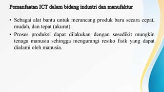 Pengertian ICT dan Peranan dalam Pendidikan | PPTX