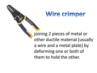 Different electrical tools and equipment store