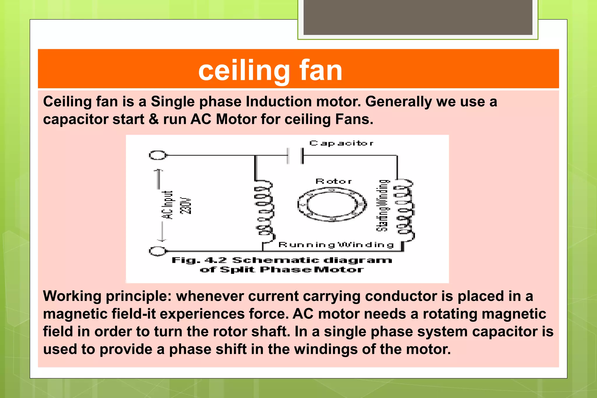 basic electrical and elctronics devices or equipments used at home | PPTX