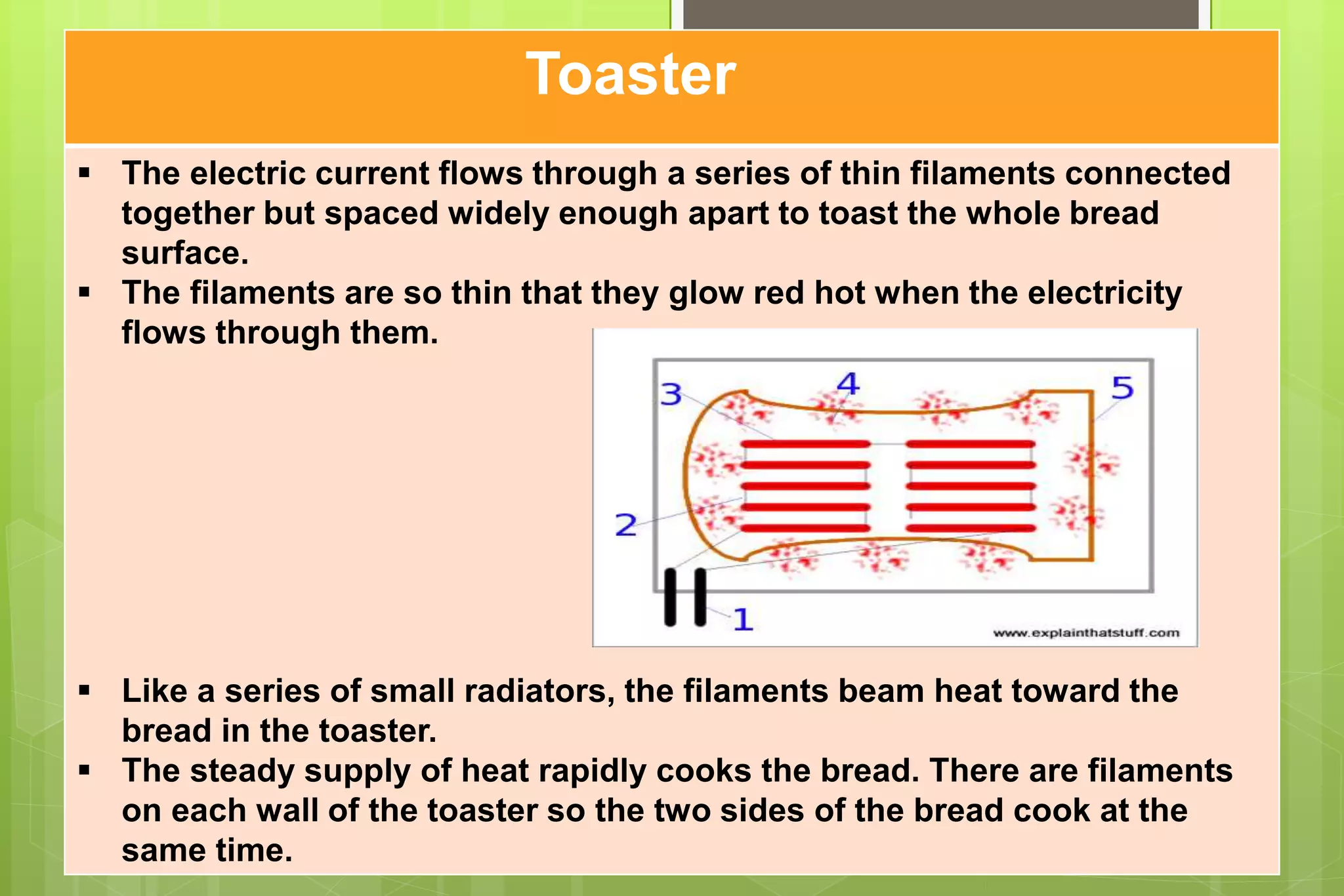 basic electrical and elctronics devices or equipments used at home | PPTX