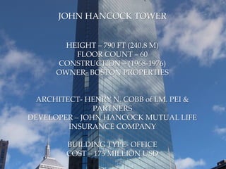 John Hancock Tower Boston | PPTX