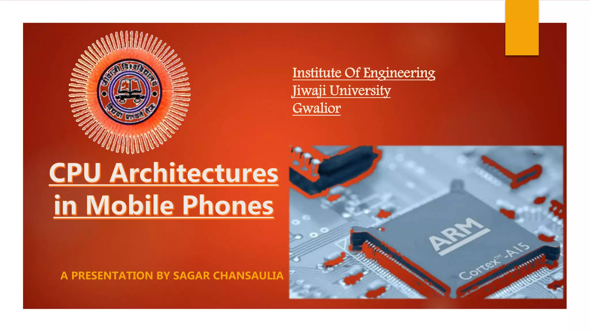 CPU Architectures for Mobile Phone Devices | PPTX