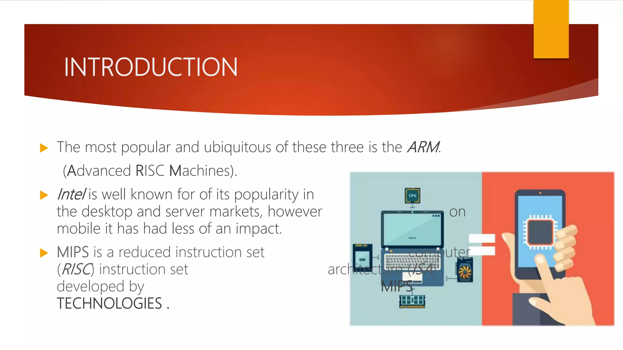 CPU Architectures for Mobile Phone Devices | PPTX