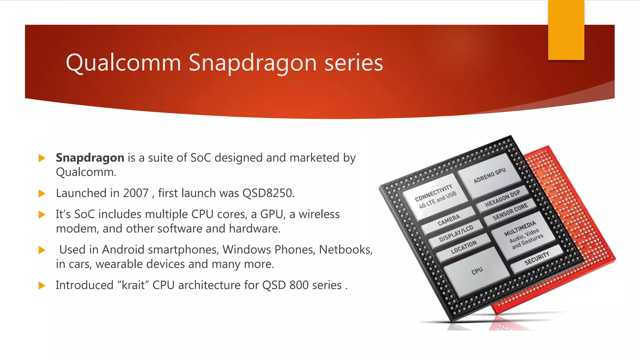 CPU Architectures for Mobile Phone Devices | PPTX
