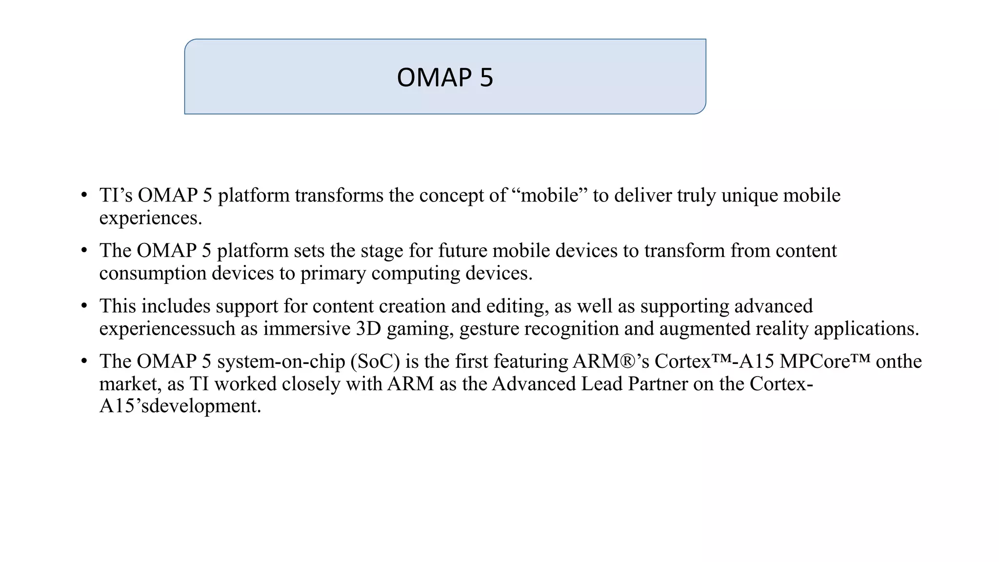 OMAP | PDF
