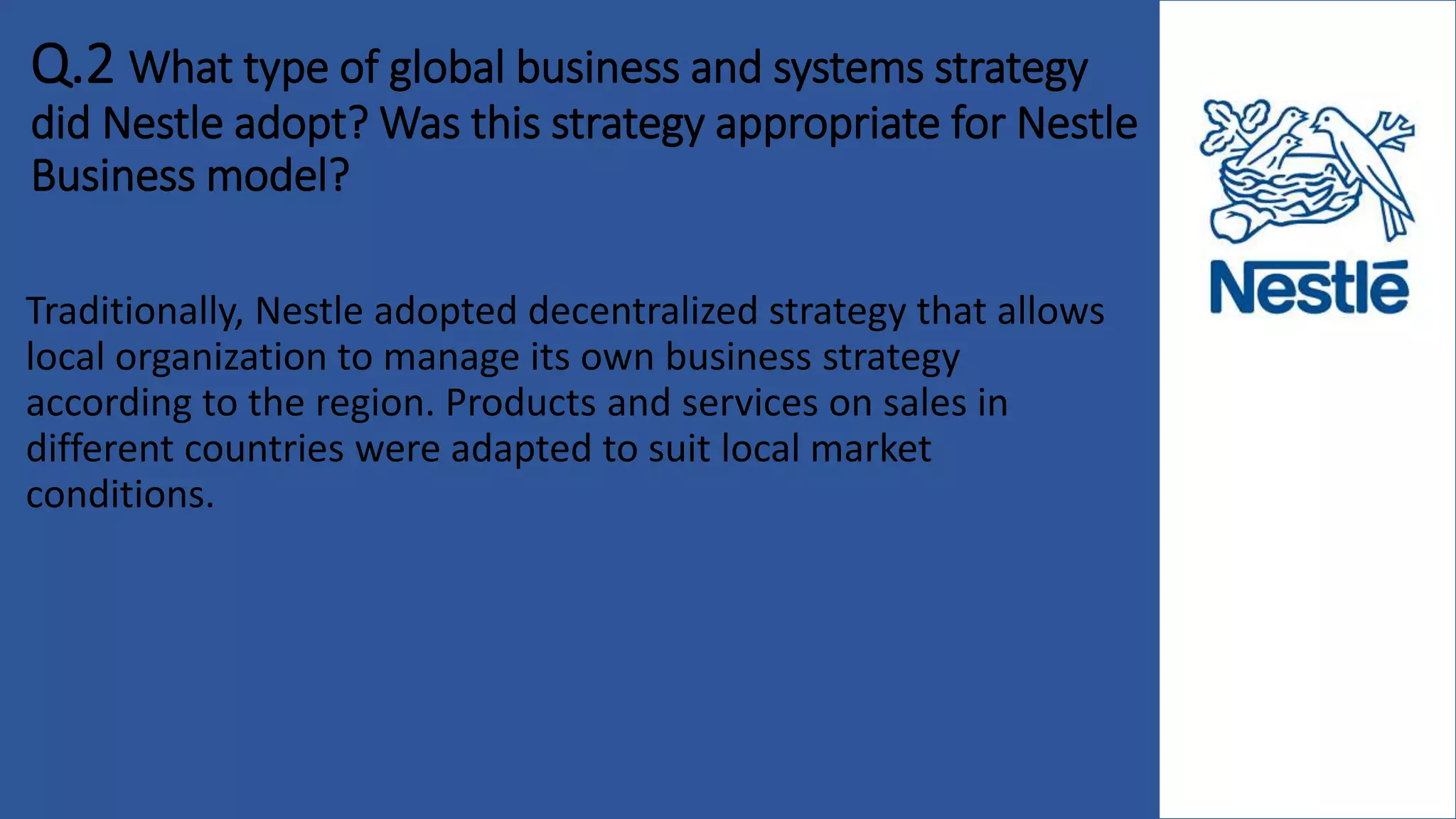 Nestle HRM and SWOT analysis | PPT