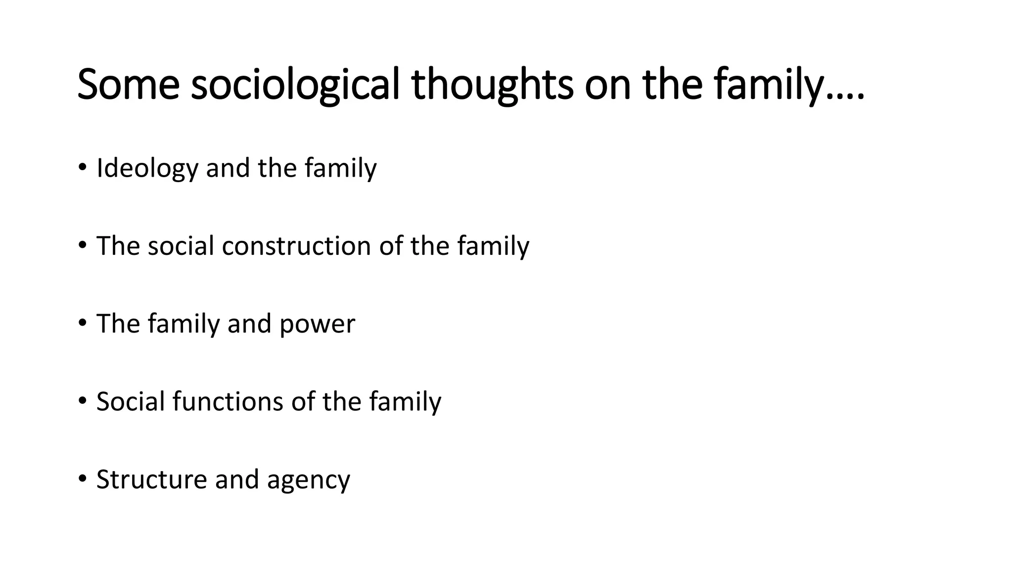 Social change and the family | PPTX