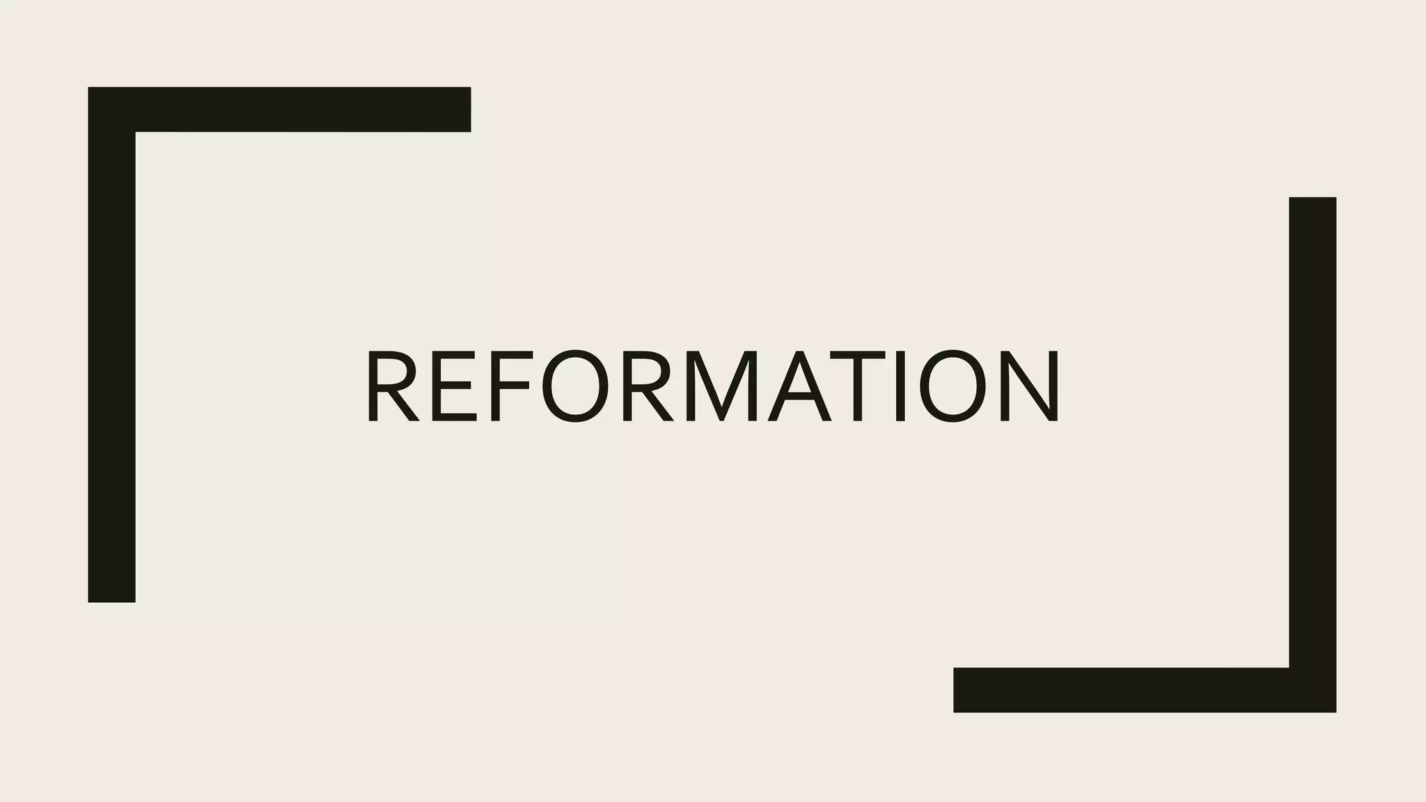 Reformation | PPTX