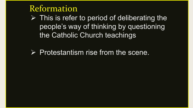 Reformation | PPT