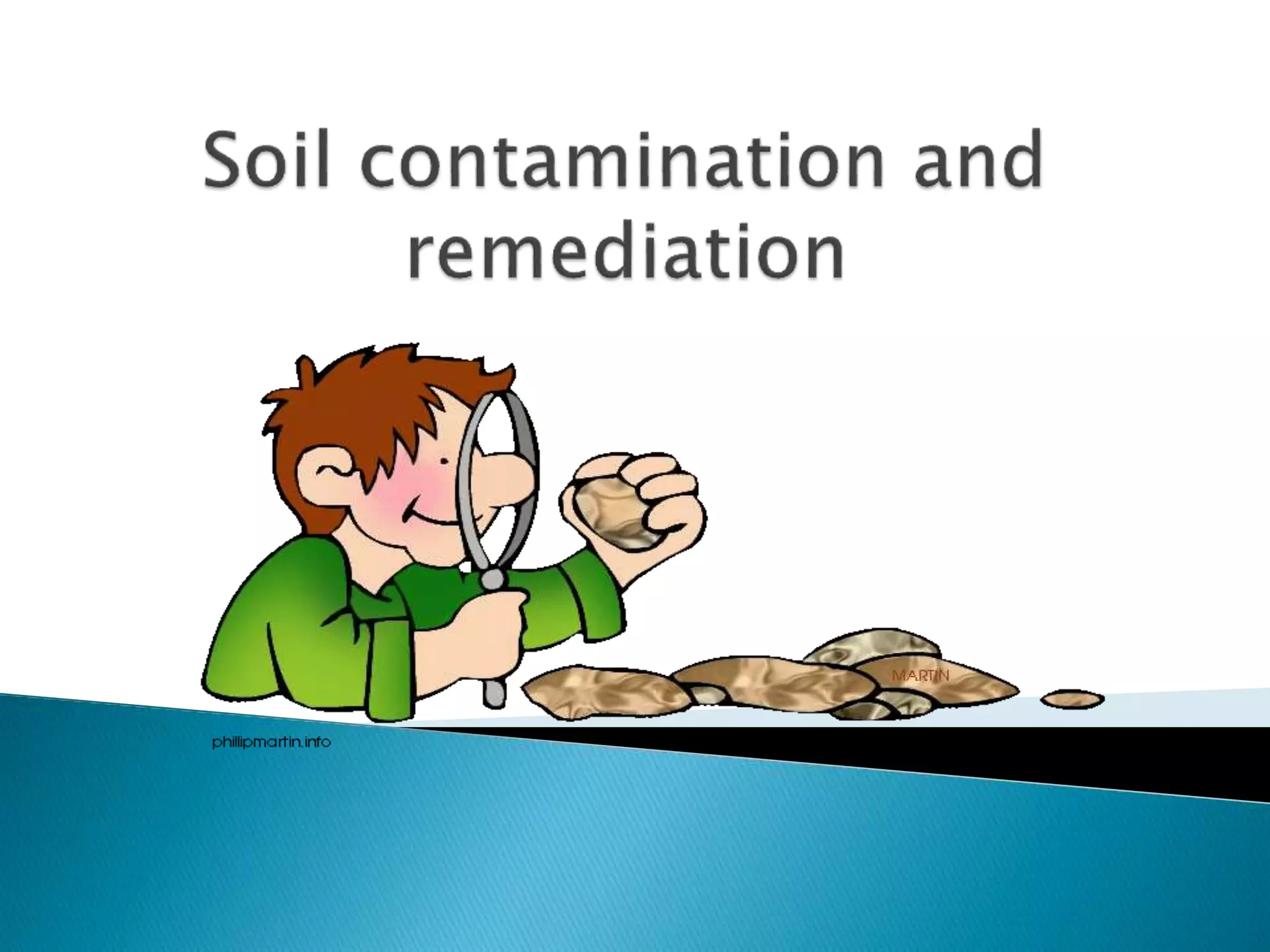 Soil contamination and remediation | PPTX