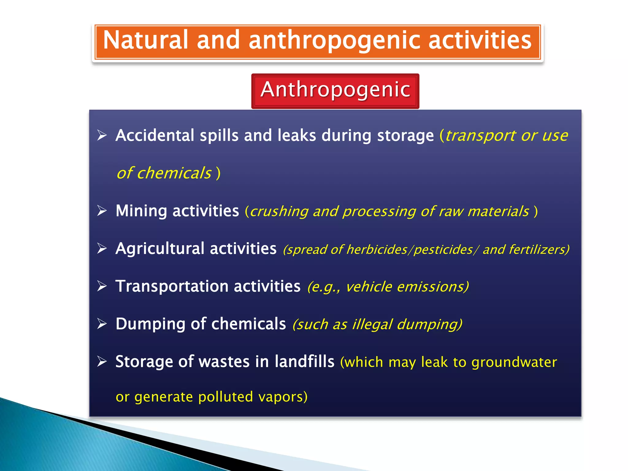 Soil contamination and remediation | PPTX