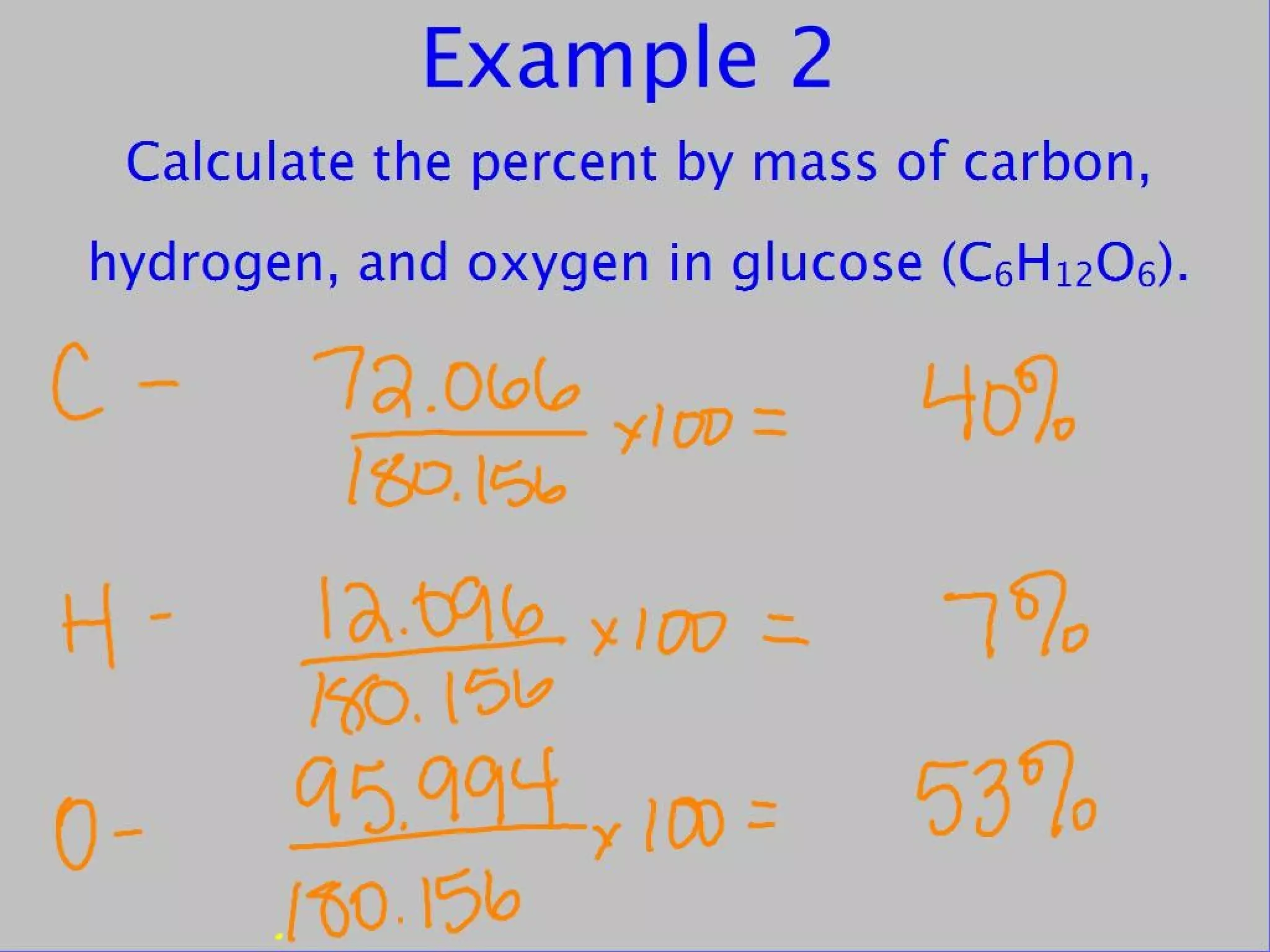 Percent Composition and Formulas | PPT