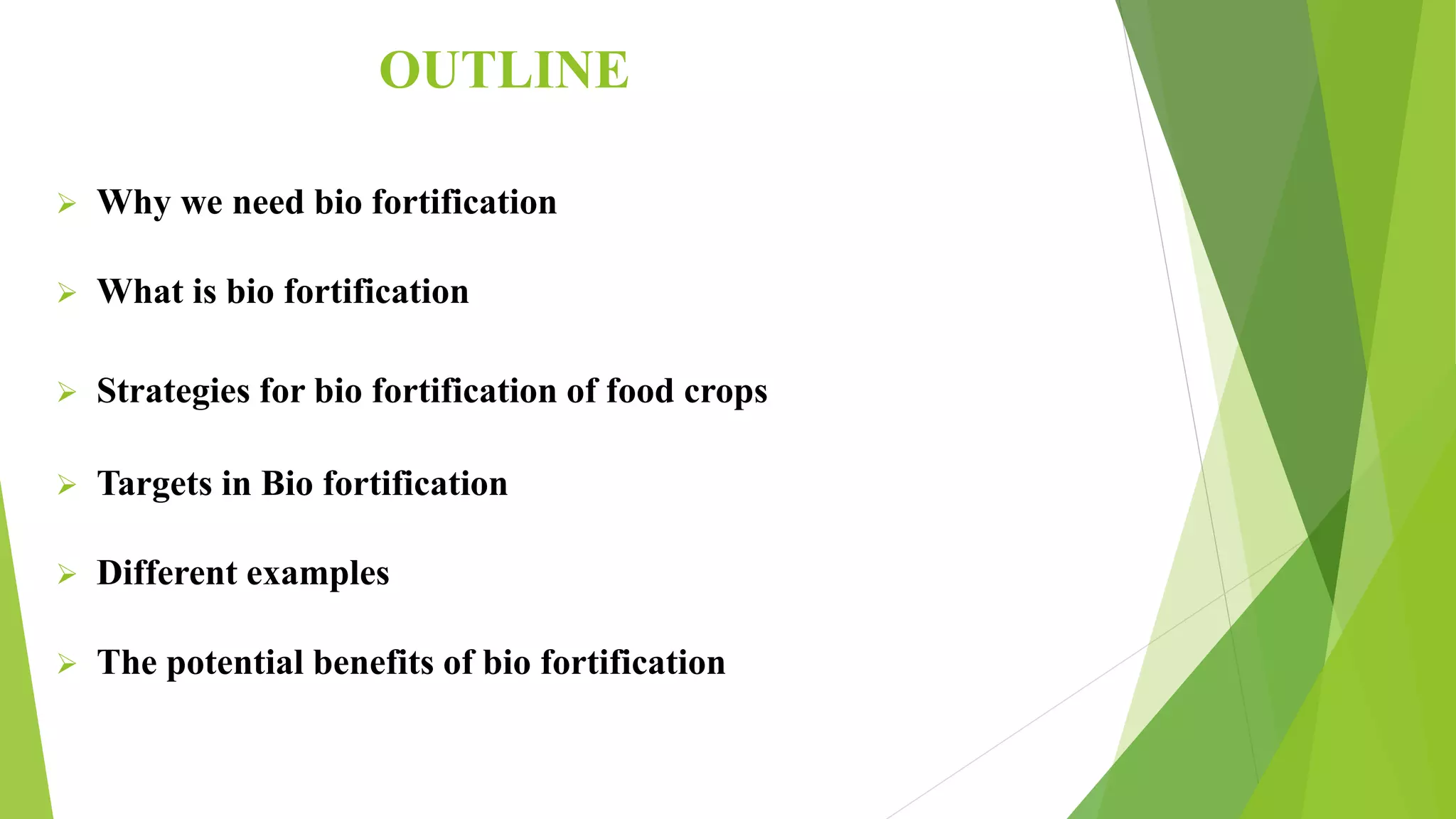 BIOFORTIFICATION | PPTX