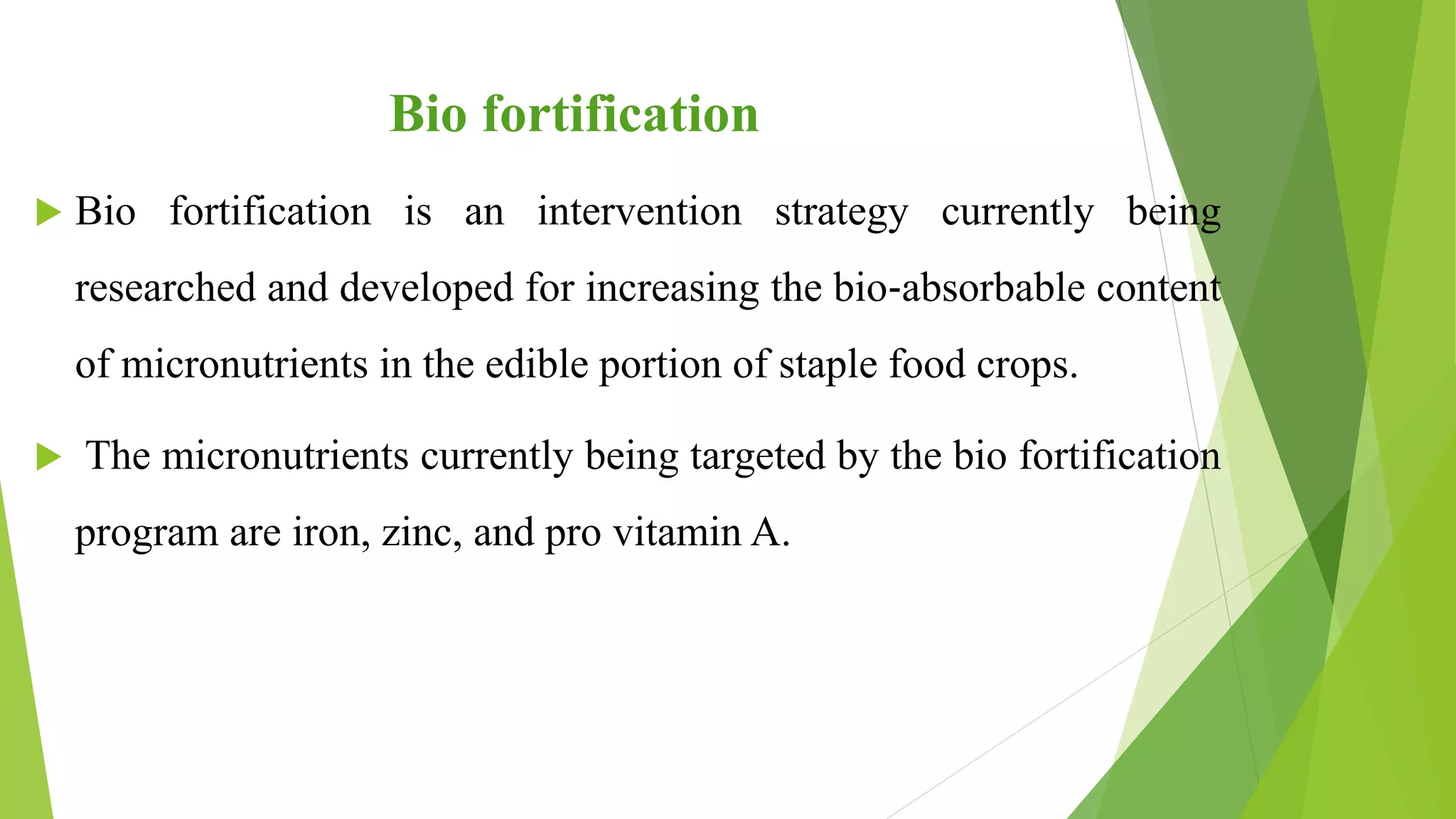 BIOFORTIFICATION | PPTX