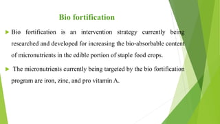 BIOFORTIFICATION | PPTX