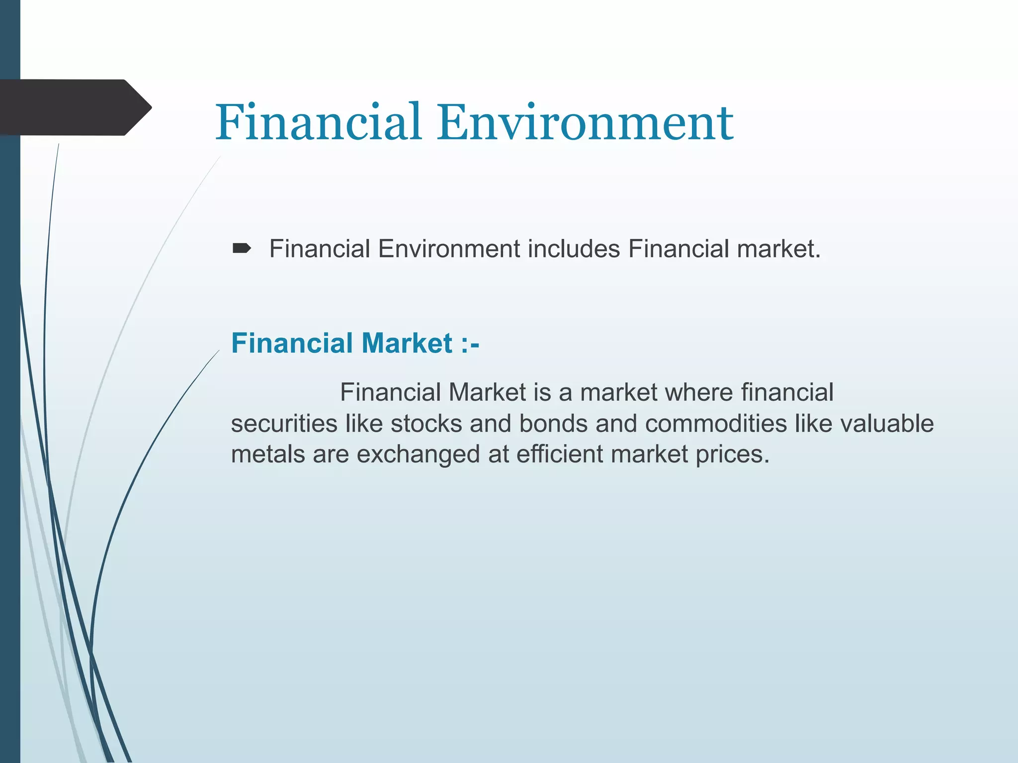 Financial Environment | PPTX