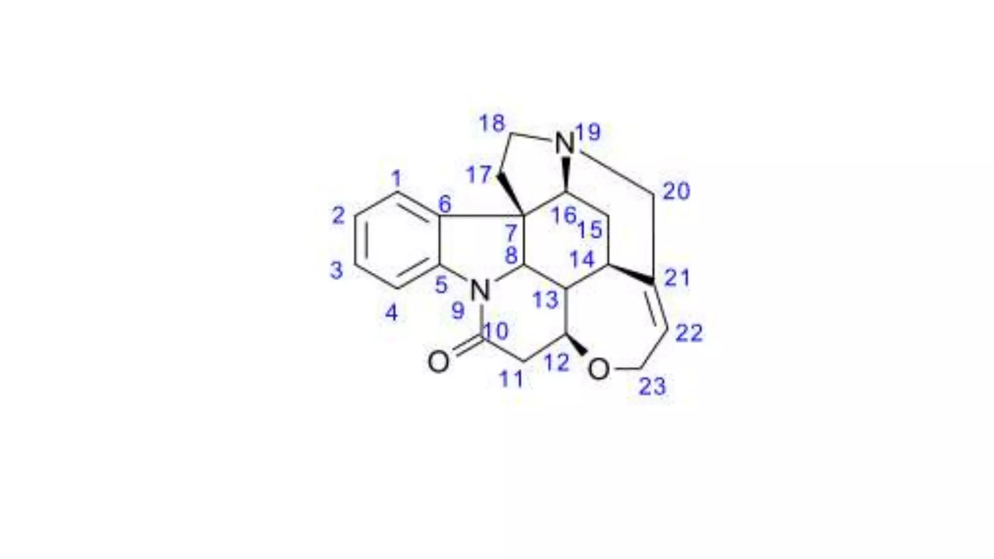 The molecular structure of Strychnine | PPTX