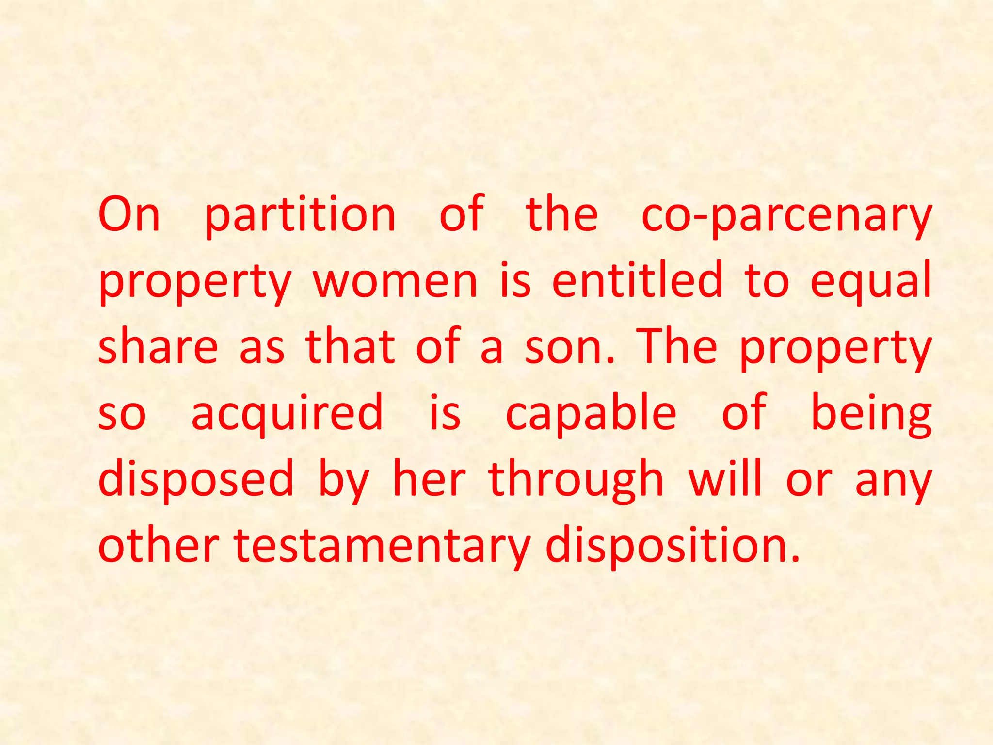 WOMEN’S PROPERTY RIGHTS | PPTX