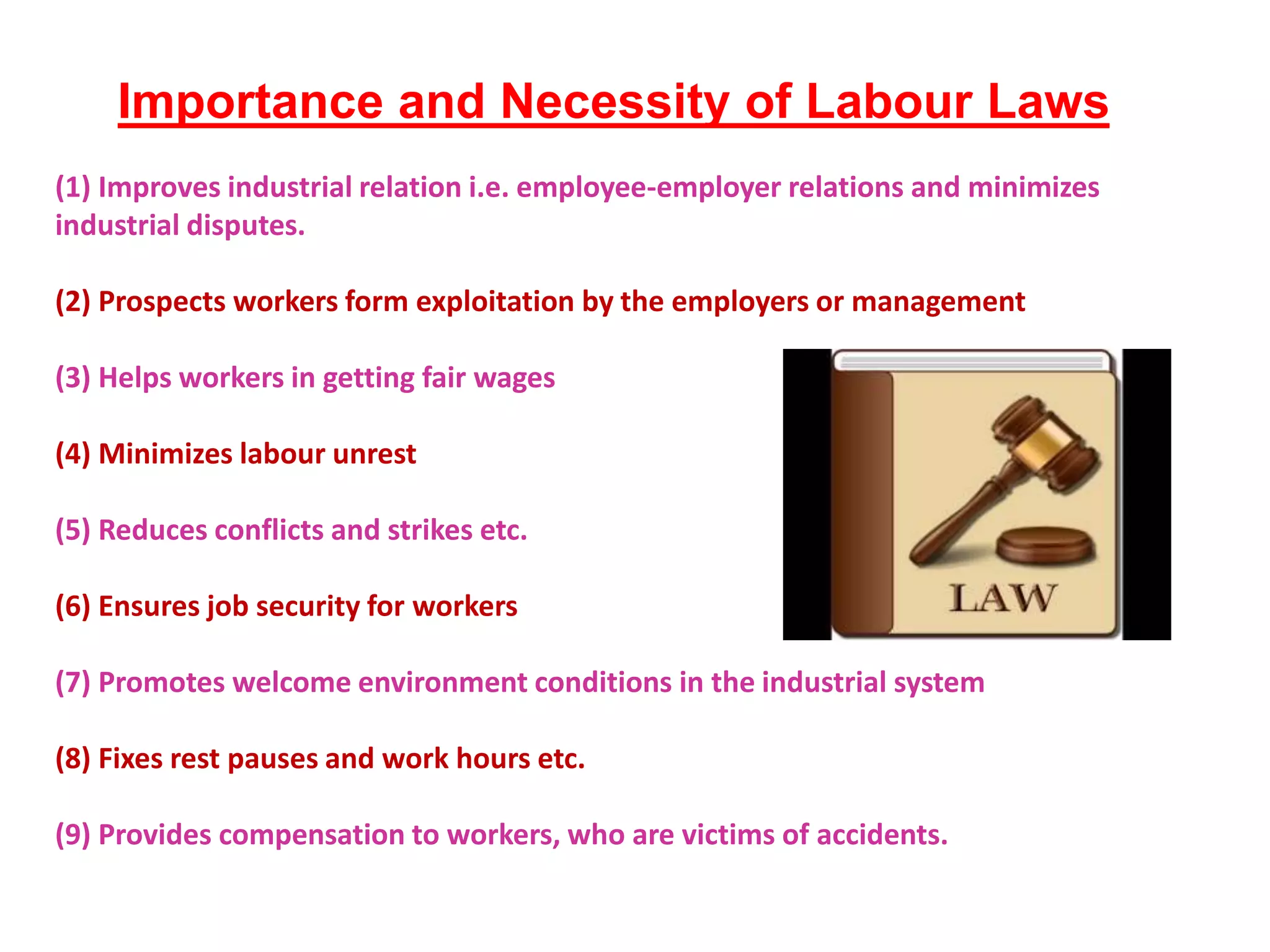 Introduction to Labour Laws | PPTX