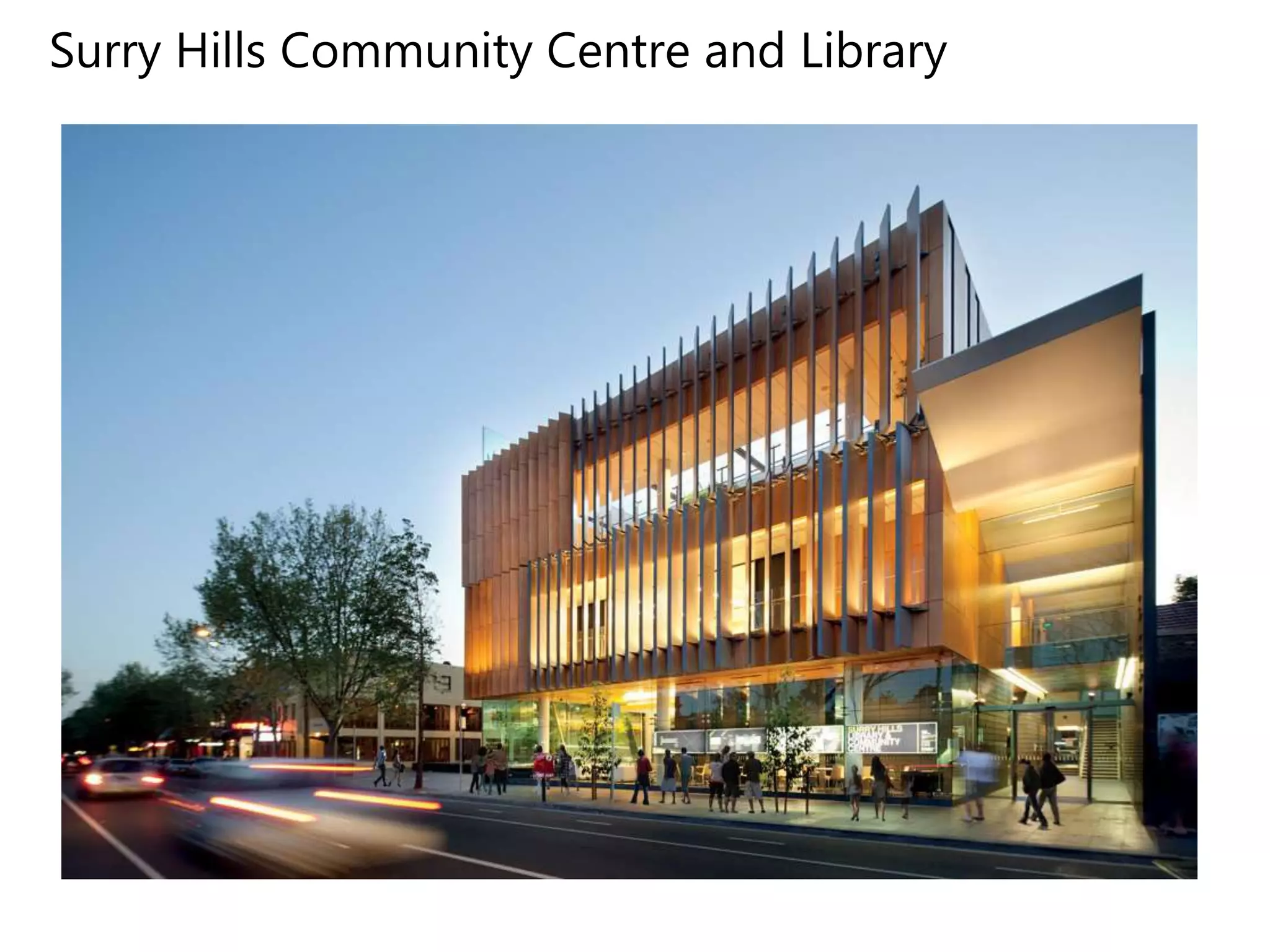 Presentation1: Surry Hills Community Centre and Library | PPTX
