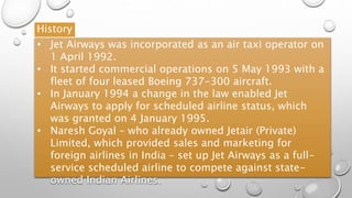 Jet Airways case study | PPTX