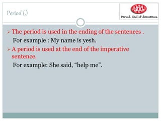 punctuation marks. | PPTX